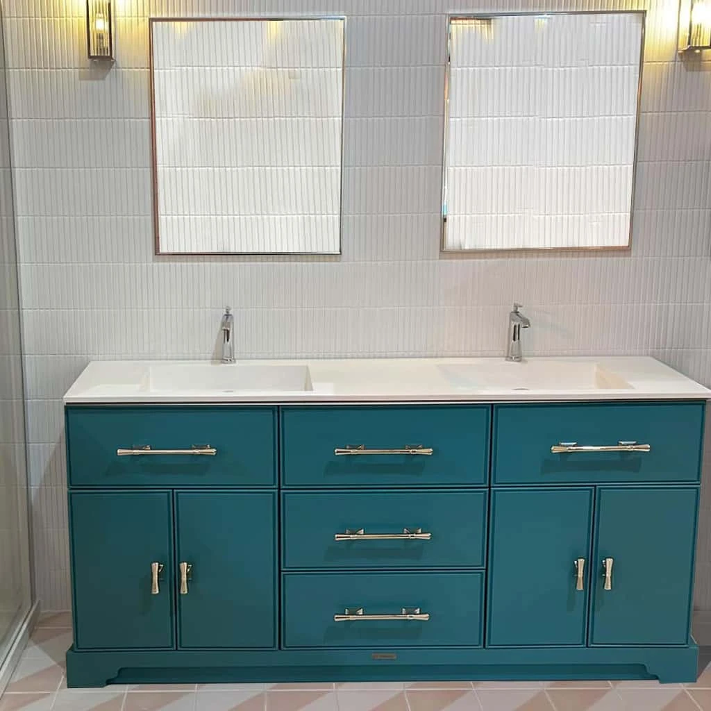 Victoria Large Bespoke Bathroom Vanity Unit | Harvey George