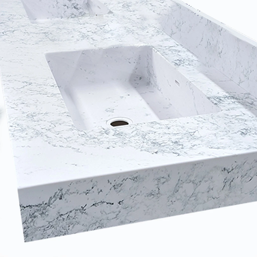 Discover the Luxurious Krion Solid Surface Rectangle Sink