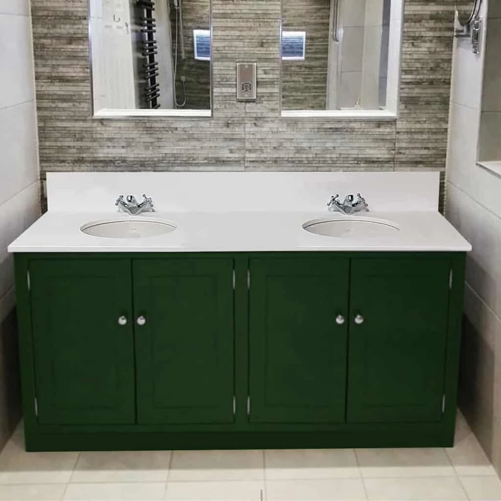 Iona | Large Bathroom Vanity Unit | Double Undercounter Basins | Harvey ...