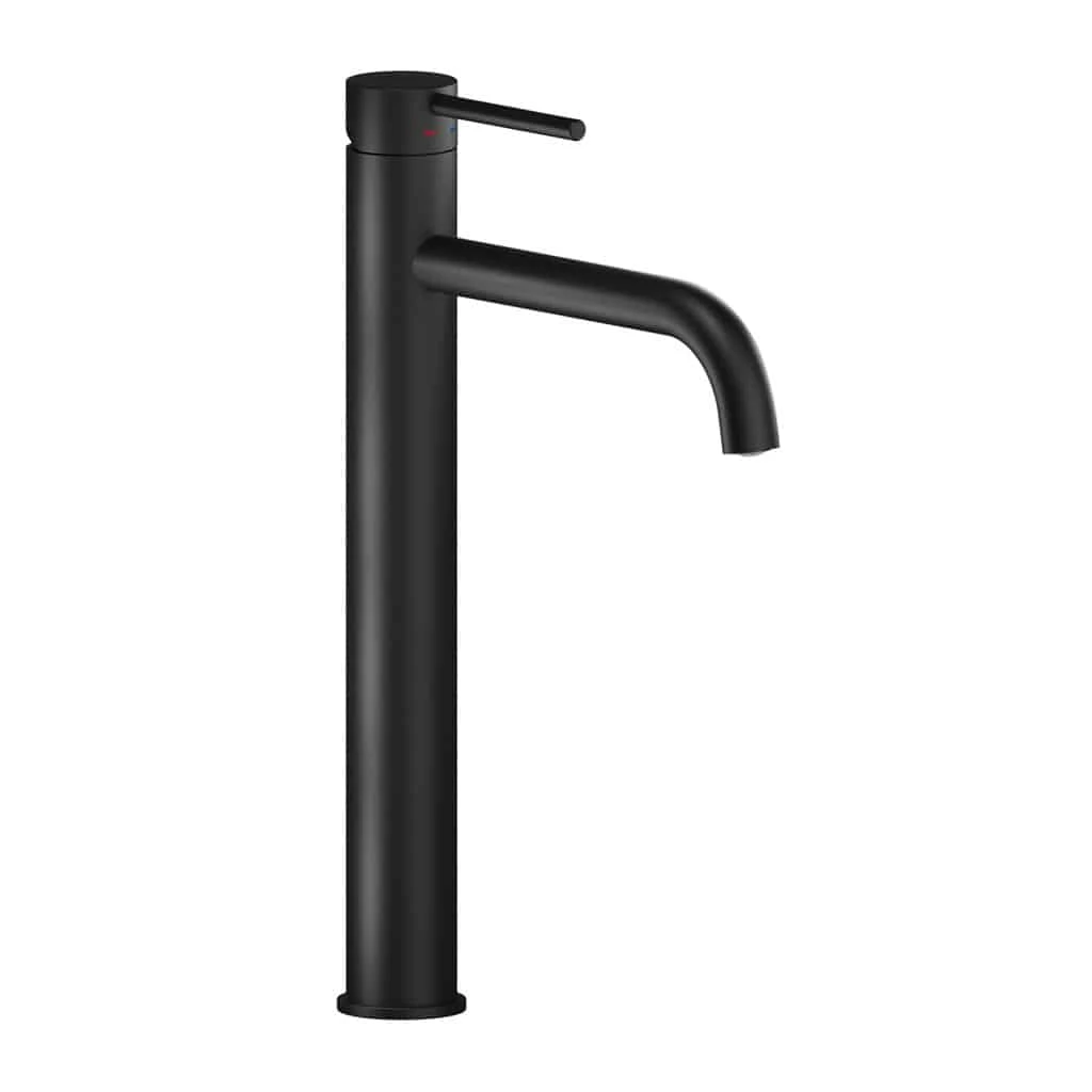 Premium Tall Pillar Tap in Black - Elevating Your Bathroom Style