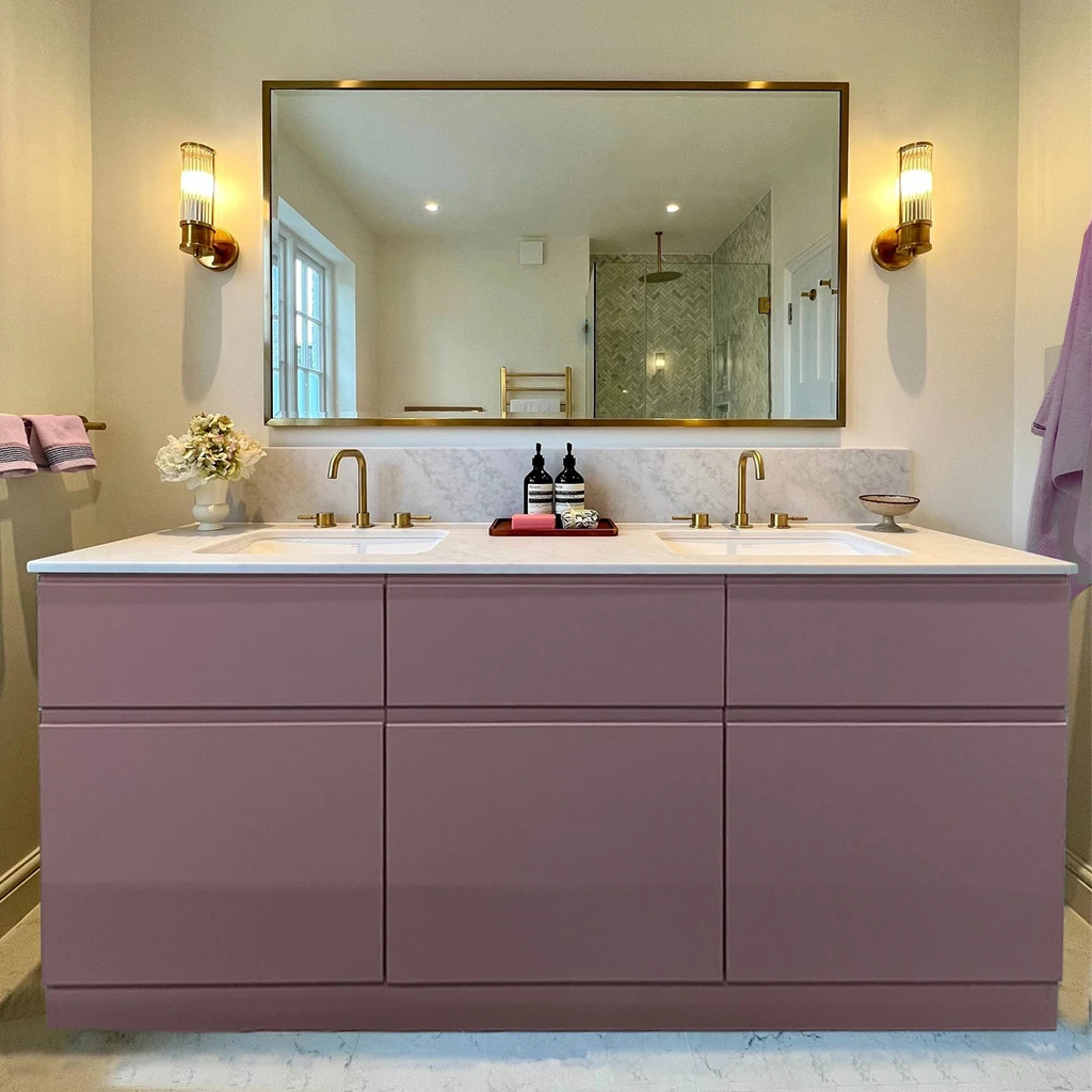 Moderna Under mount Basin Painted Bathroom Vanity Unit | Harvey George