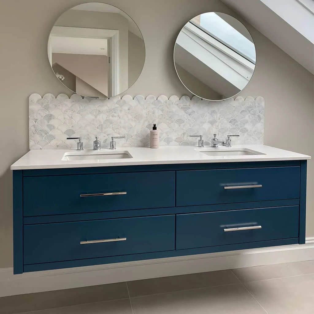 Ava Large Wall Hung Vanity with Undercounter Sink(s) – Harvey George