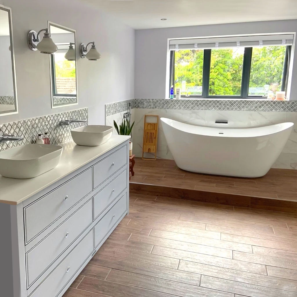 Amy Large Chest Painted Bathroom Vanity Unit | Harvey George