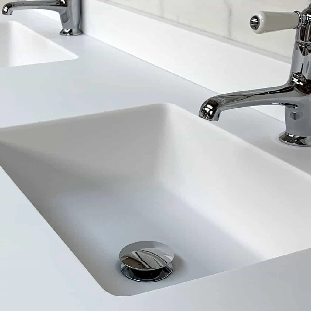 Discover the Luxurious Krion Solid Surface Rectangle Sink