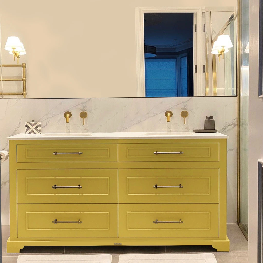 Grace Chest Double Basin Bathroom Vanity Unit